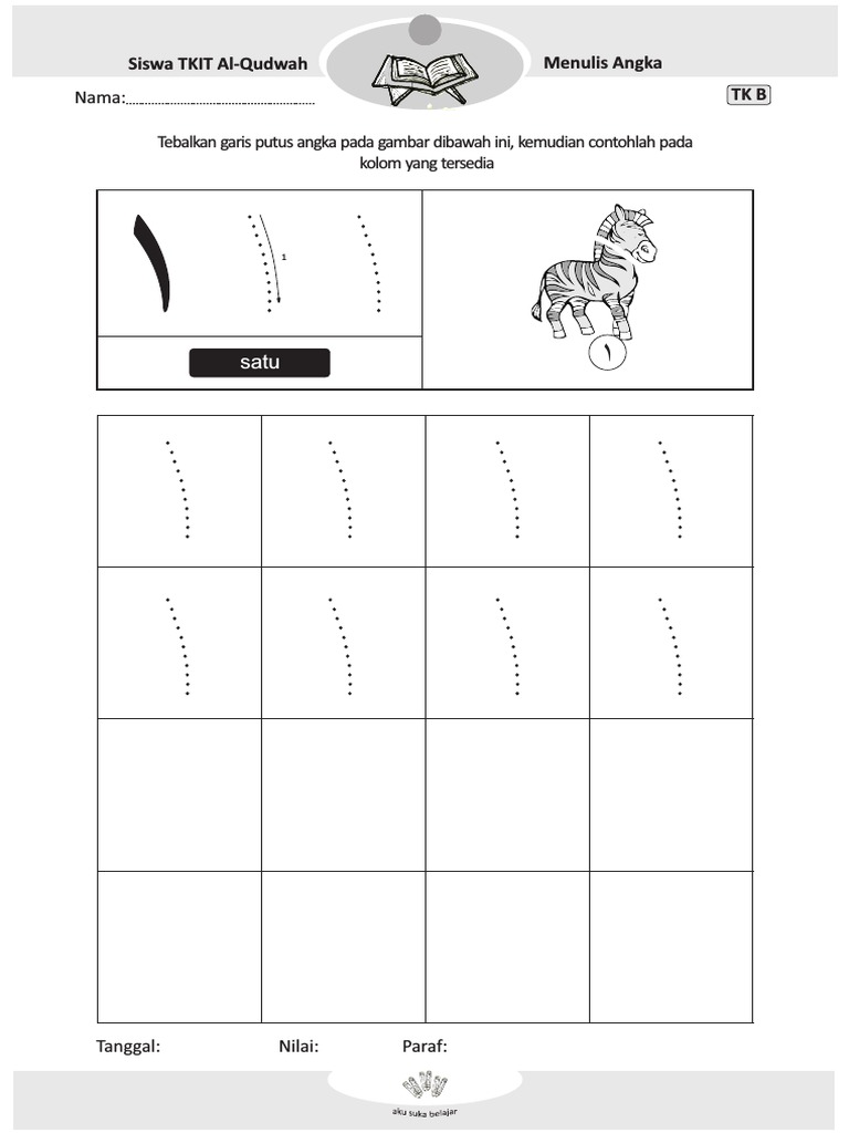 Menulis Angka Arab | PDF