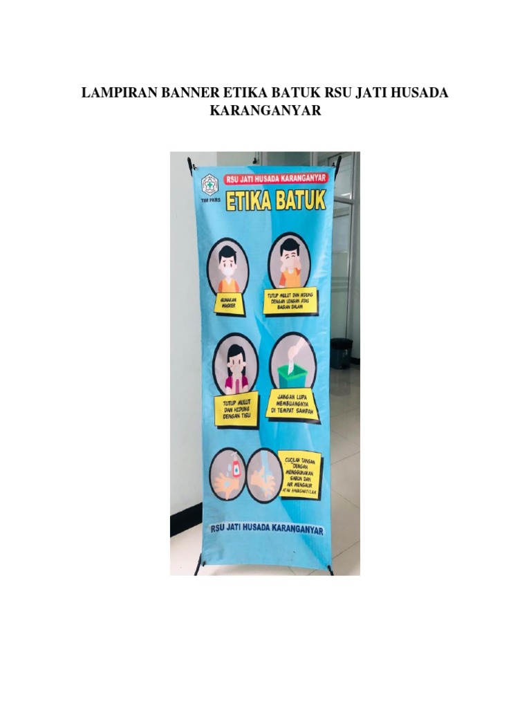 Lampiran Banner Etika Batuk Ppi 13 | PDF