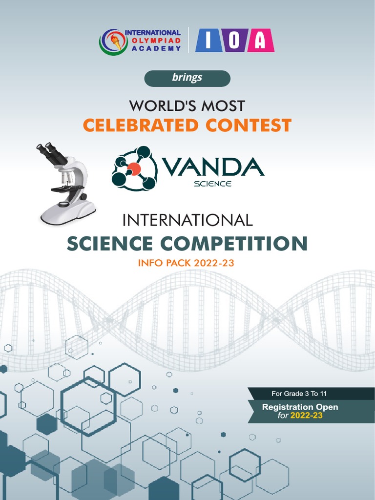 VANDA Infopack 2022 23 | PDF | Molecules | Science