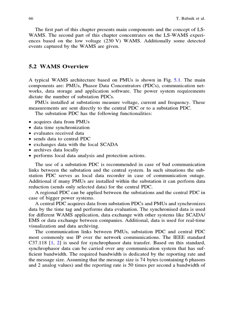 WAMS | Download Free PDF | Electrical Engineering | Computing