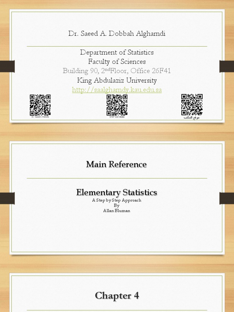 CH 04 | PDF | Probability | Statistics