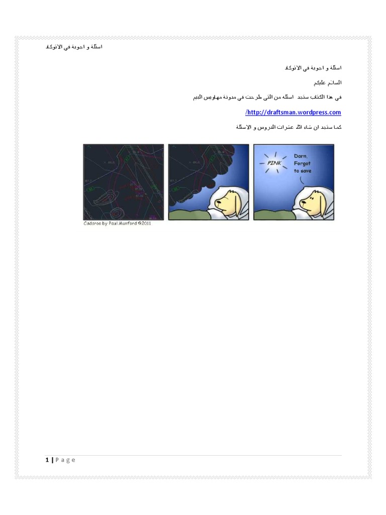 Asking In Autocad Pdf