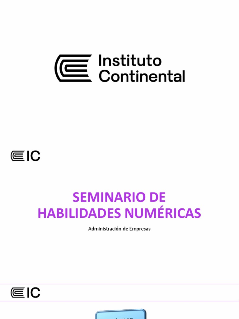 Seminario de Habilidades Numericas | PDF | Economias