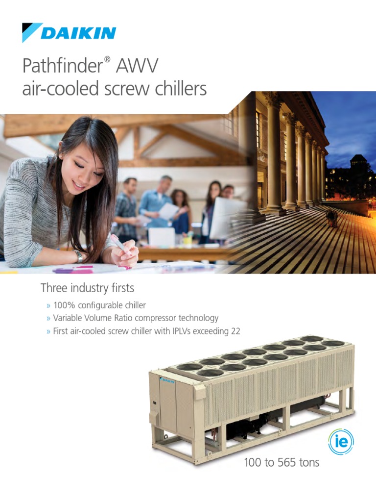 Daikin Pathfinder Awv Inverter Screw Chiller Microchannel | PDF | Manufactured Goods ...