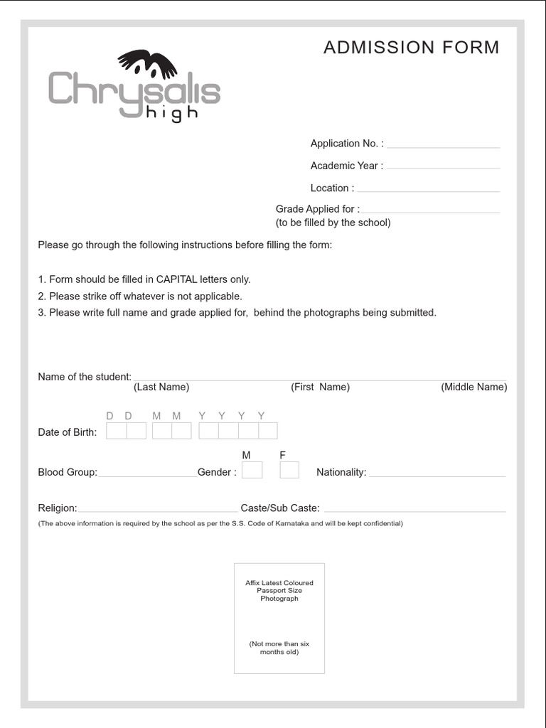 Class 11 CBSE Admission Form 2021-22 | PDF | Parent | Justice
