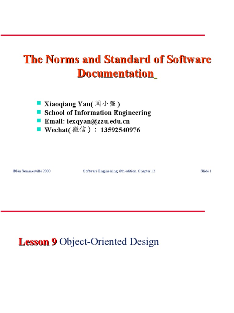 Lecture 09-Object-Oriented-Design | PDF | Object (Computer Science ... Lecture 09-Object-Oriented-Design | PDF | Object (Computer Science ...