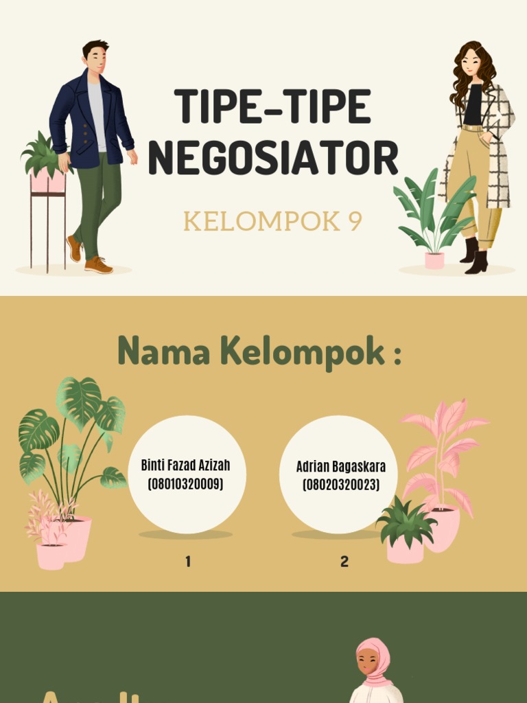 Tipe-Tipe Negosiator | PDF