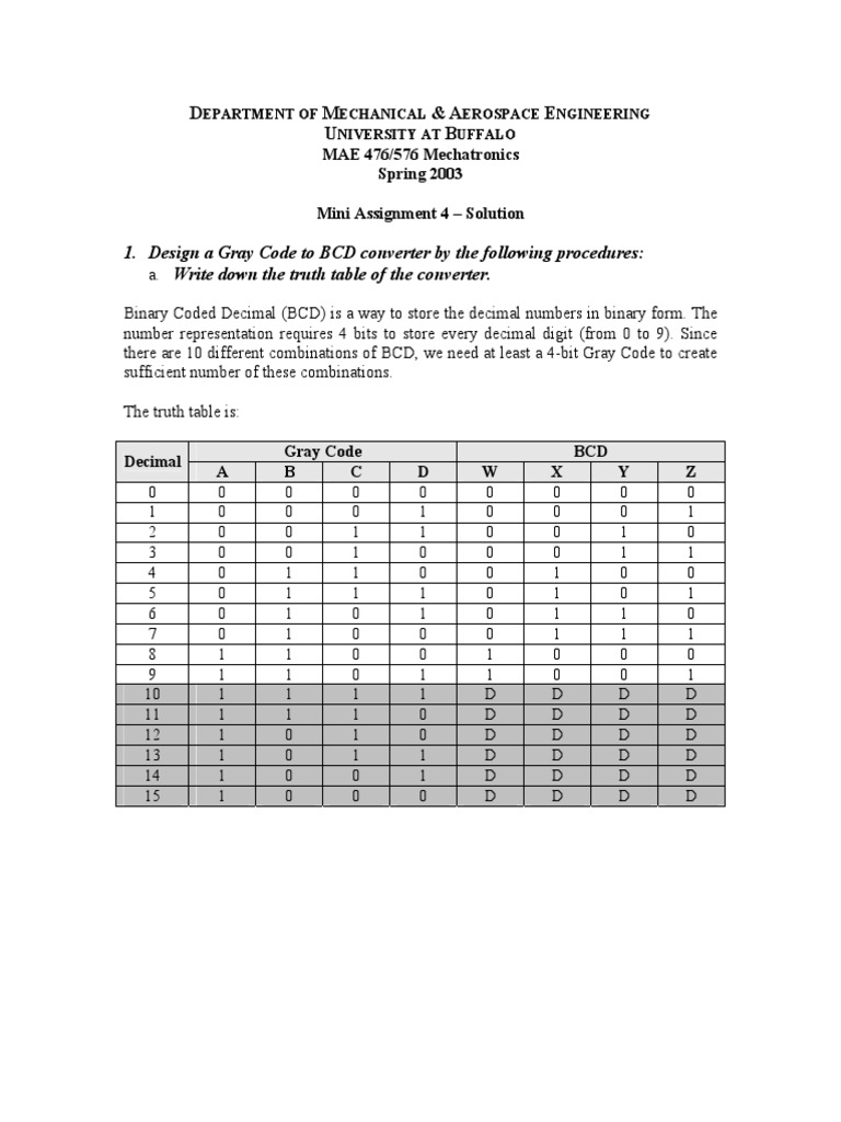 Mini Assignment4 Solution | PDF | Binary Coded Decimal | Theoretical Computer Science
