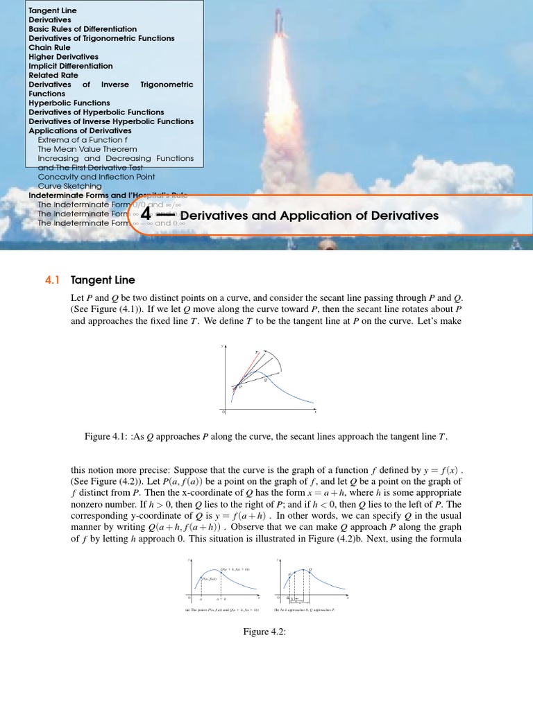App Mathematics I Chap 4-1 | PDF | Derivative | Slope