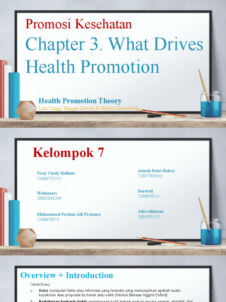 PPT Gabung Kelompok 7 - P2 - What Drives Health Promotion | PDF