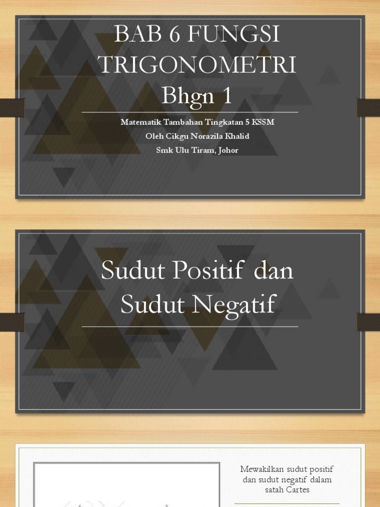 AddMath p6 FUNGSItrigonometri Part1 | PDF
