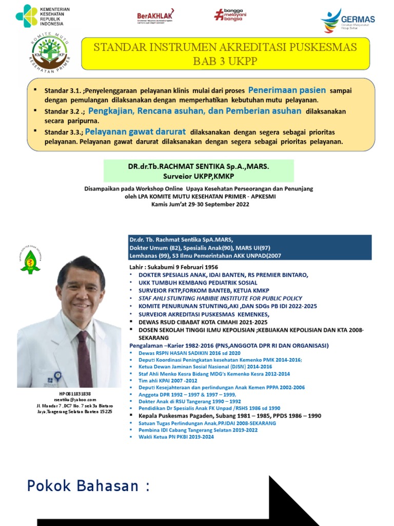 Standar Akreditasi Puskesmas | PDF