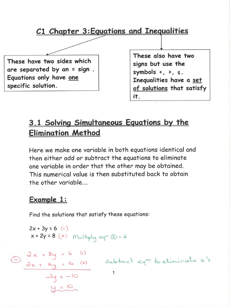 C1 - Chapter 3 - ANSWERS | PDF