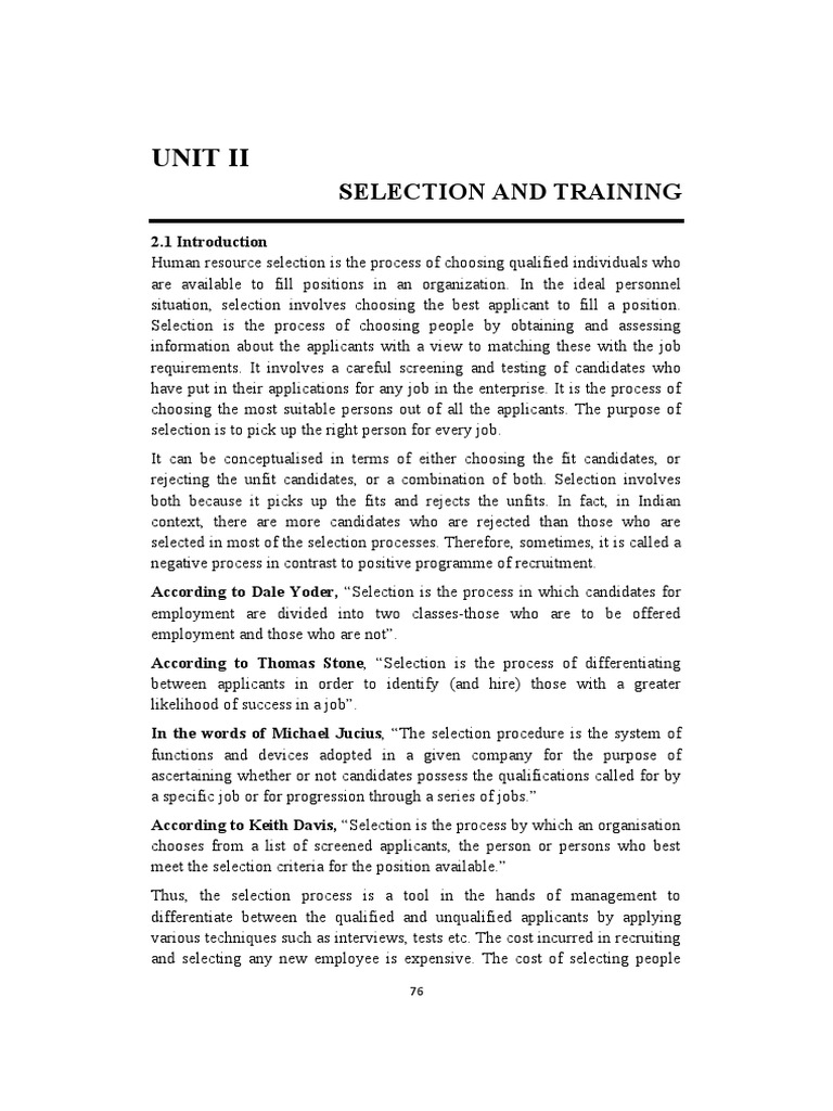 HRM Unit 2 | PDF | Mentorship | Recruitment