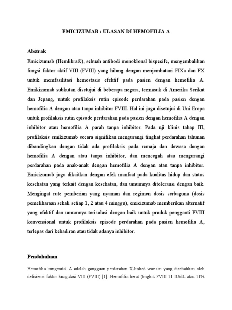 EMICIZUMAB | PDF