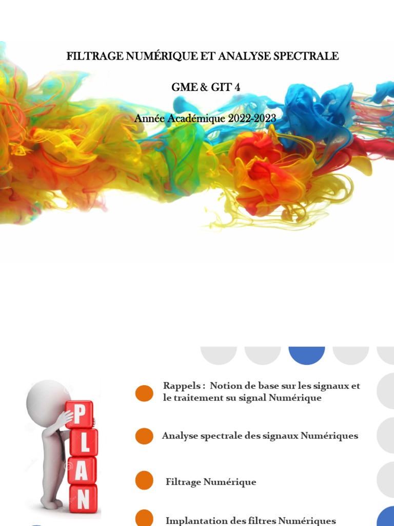 Filtrage Numérique et Analyse Spectrale | PDF | Filtre (électronique ...