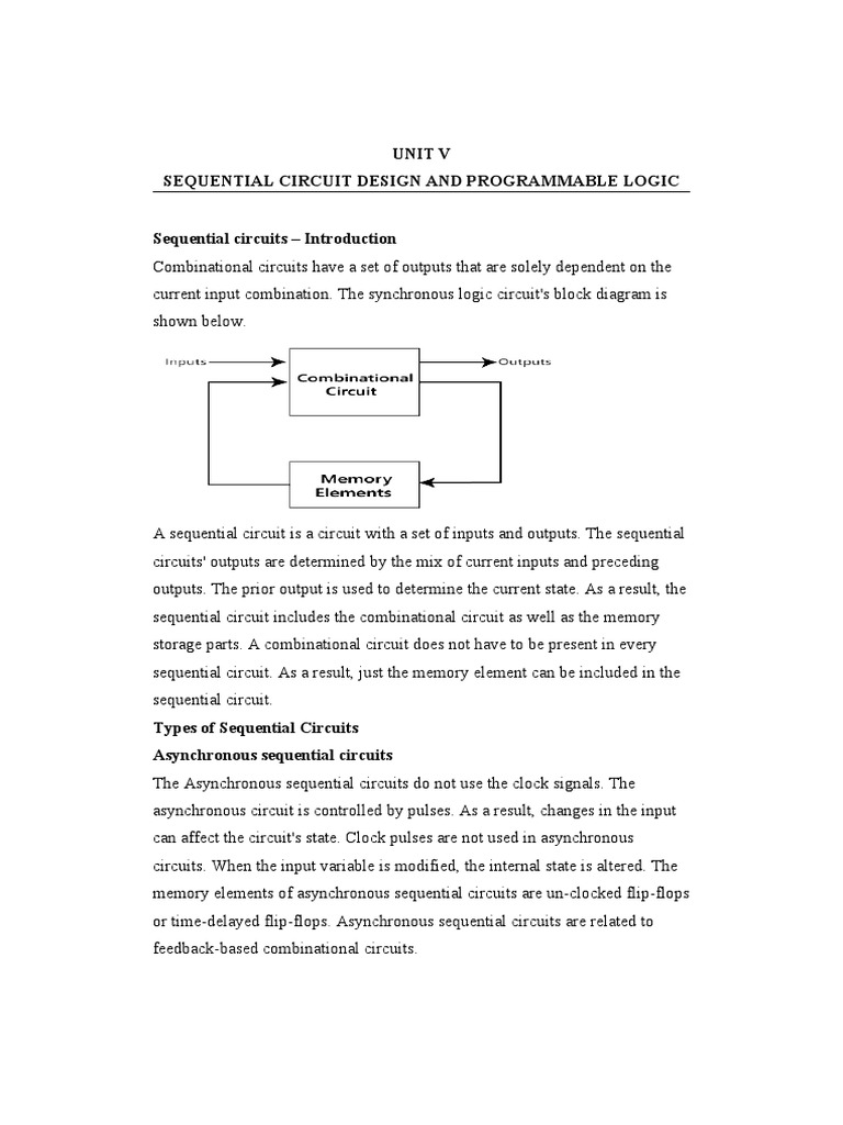 Unit 5 | PDF | Logic Gate | Electronic Circuits Unit 5 | PDF | Logic Gate | Electronic Circuits