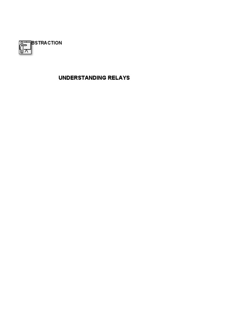 Relay Wiring and Pinout Guide | PDF