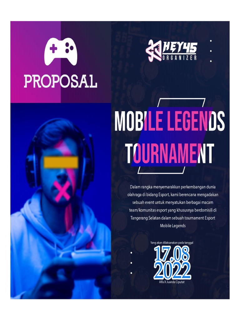Proposal Tournamen ML Alfa X | PDF
