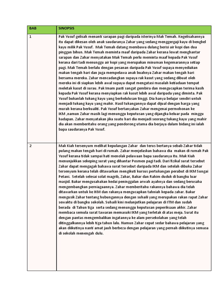 Sinopsis Meniti Impian | PDF