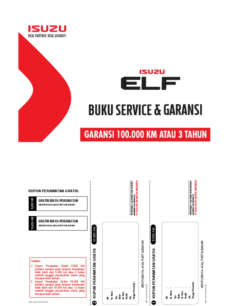 Buku Servis & Garansi ELF E4 | PDF
