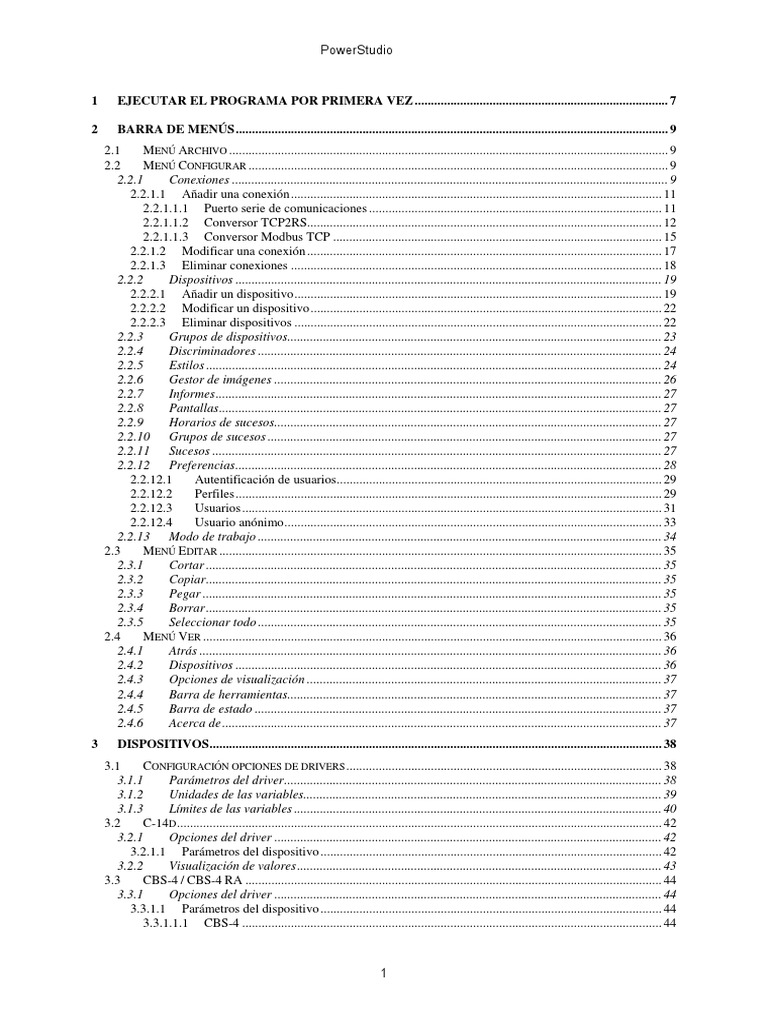Circutor POWERSTUDIO | PDF | La interacción persona-ordenador | Software