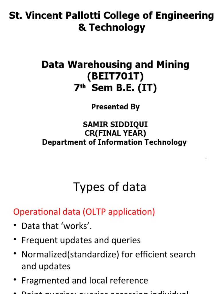 Unit 3 Olap And Oltp Pdf Data Warehouse Databases