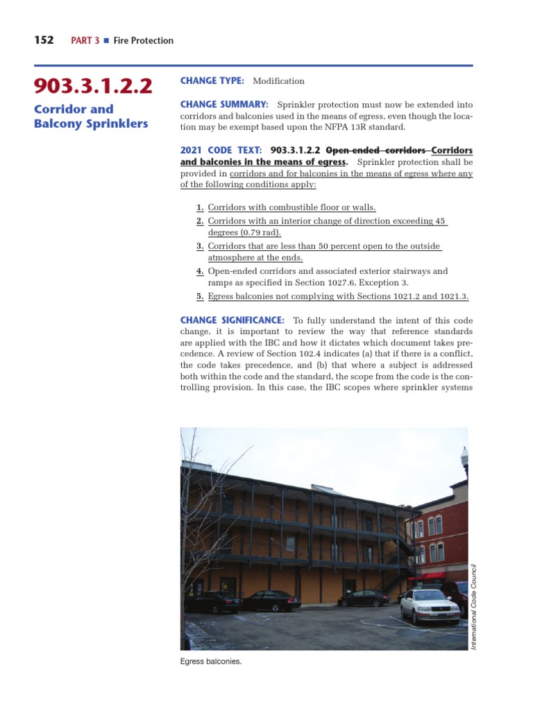 2021 SigChanges IBC 903.3.1.2.2 | PDF | Fire Sprinkler System