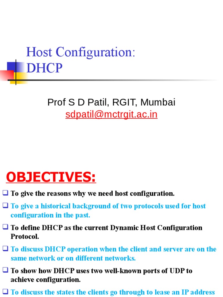 Ch-18 DHCP SDP | PDF | Ip Address | Internet Protocols
