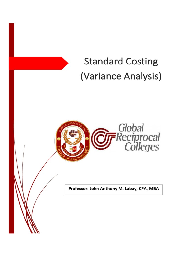 Costing Module | PDF | Variance | Economies