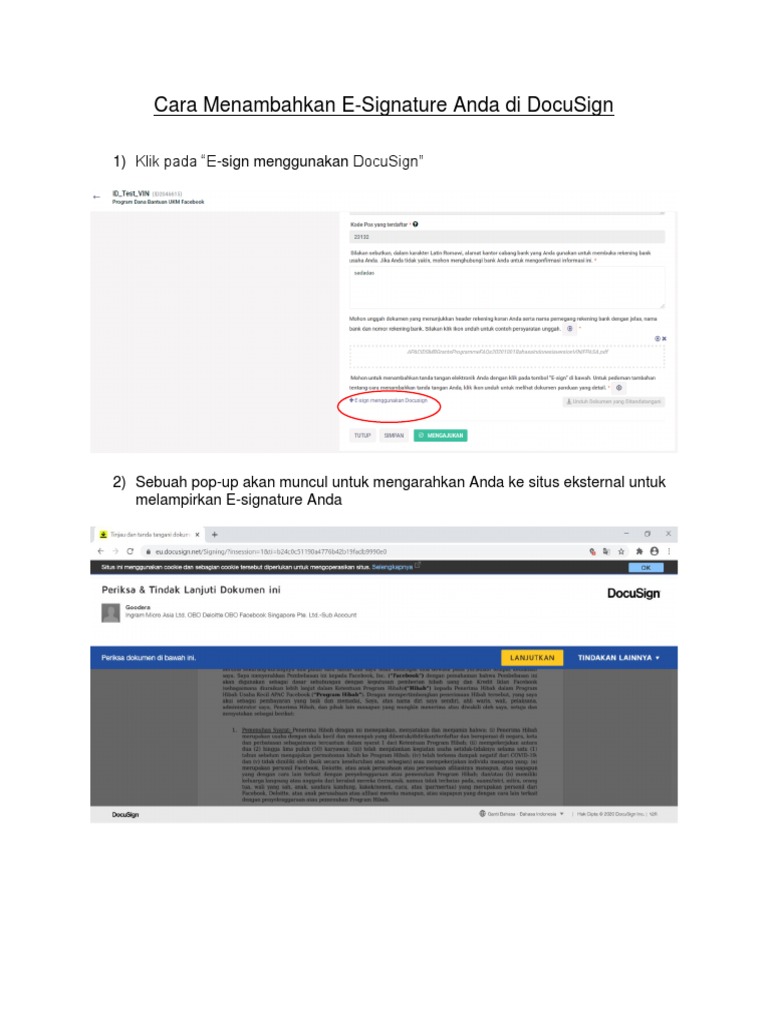 Docusign Guidance Document - Final - ID New | PDF