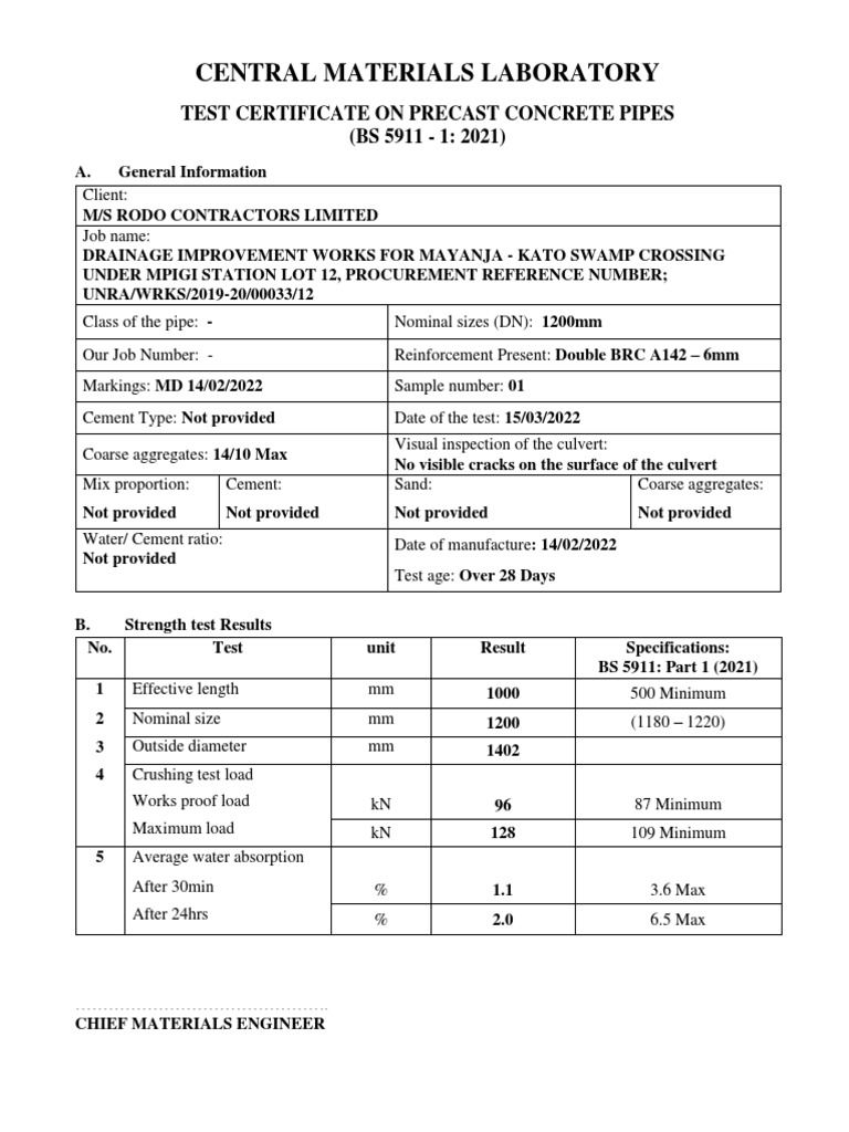 CLVT | PDF | Concrete | Pipe (Fluid Conveyance)