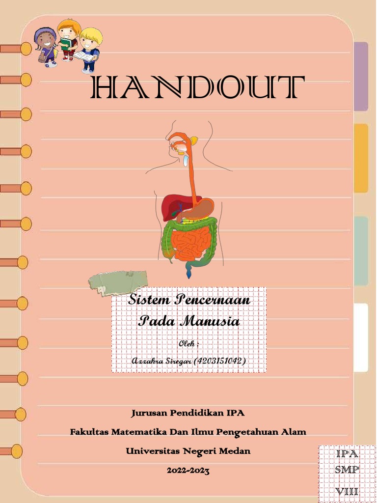Handout - P3 Ipa - Azzahra Siregar | PDF