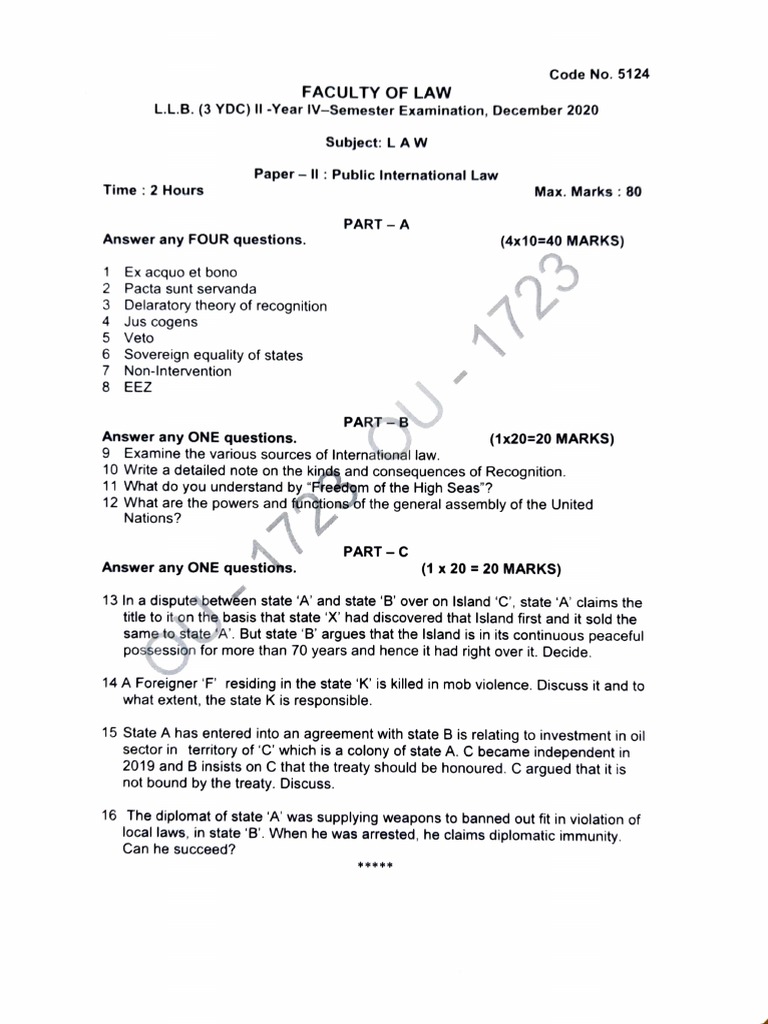 4S QPs PIL | PDF | International Law | Treaty