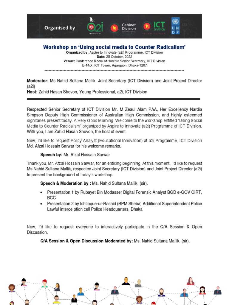 Flow of Event - Hosting and Moderation | PDF