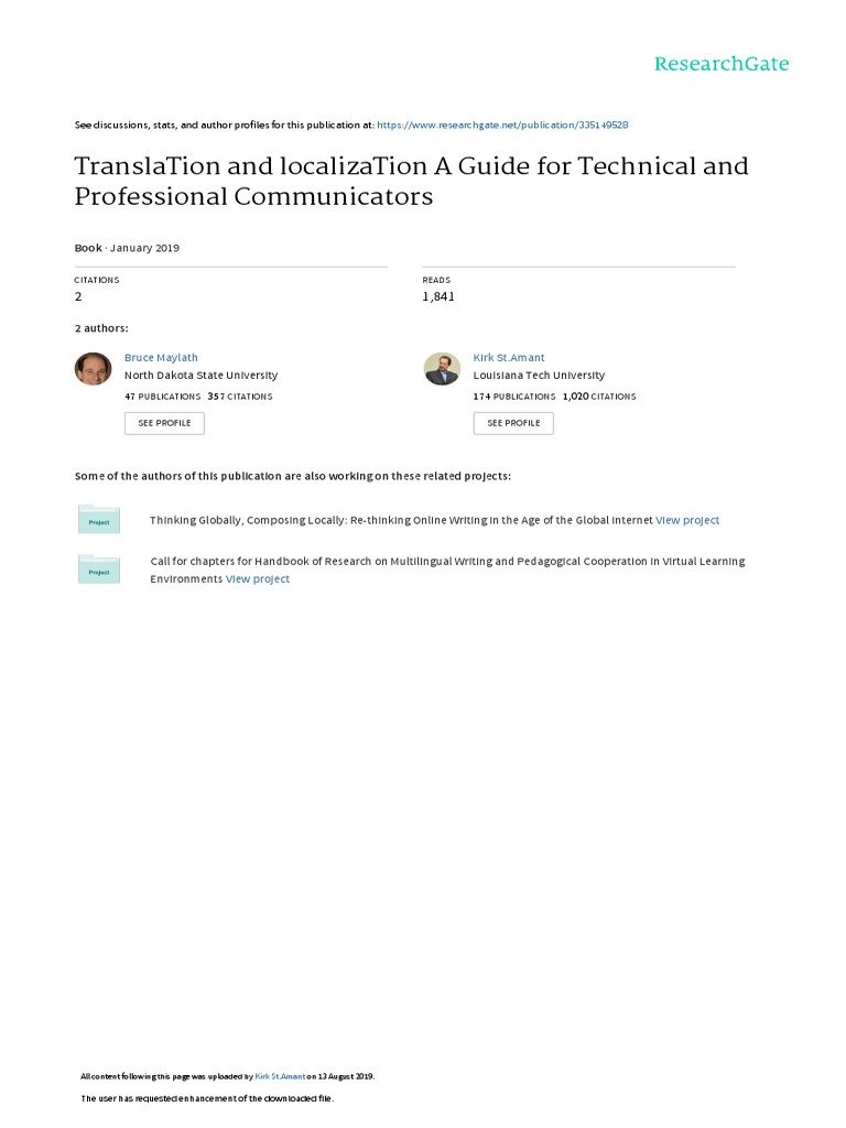 Introductionto Translationand Localization Book | PDF | Translations ...