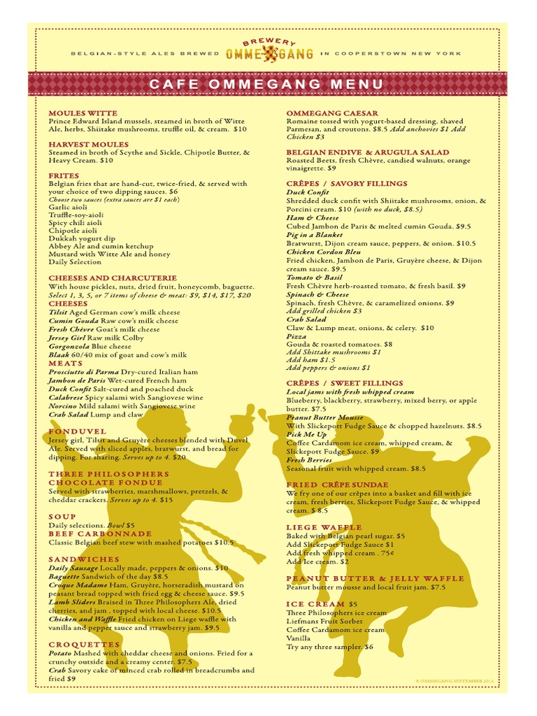 Sample Food Menu | PDF