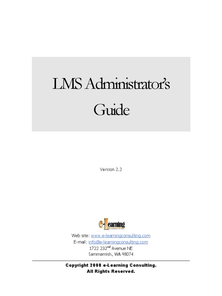 Lms Admin Guide | PDF | Web Browser | Zip (File Format)