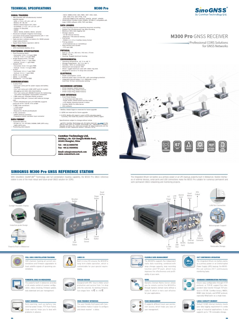 Professional CORS Solutions For GNSS Networks - EnG | PDF | Global ...