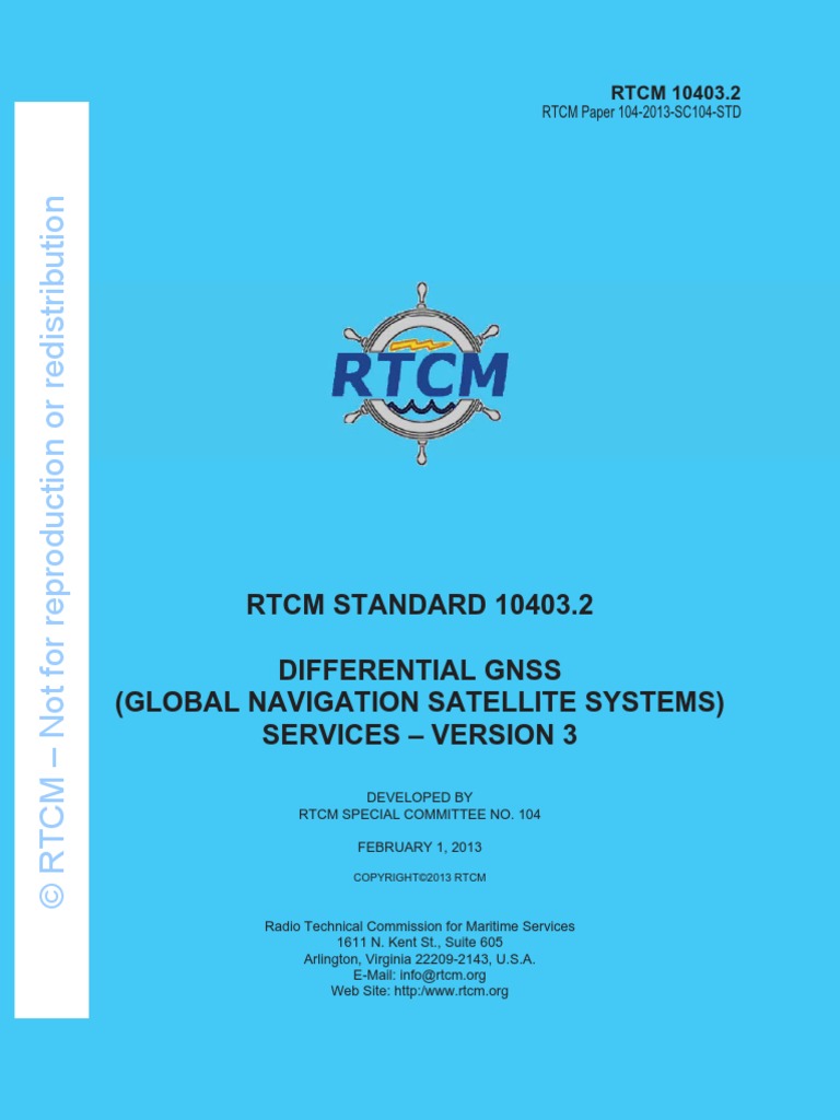 RTCM SC-104 v3.2 | PDF | Global Positioning System | Osi Model
