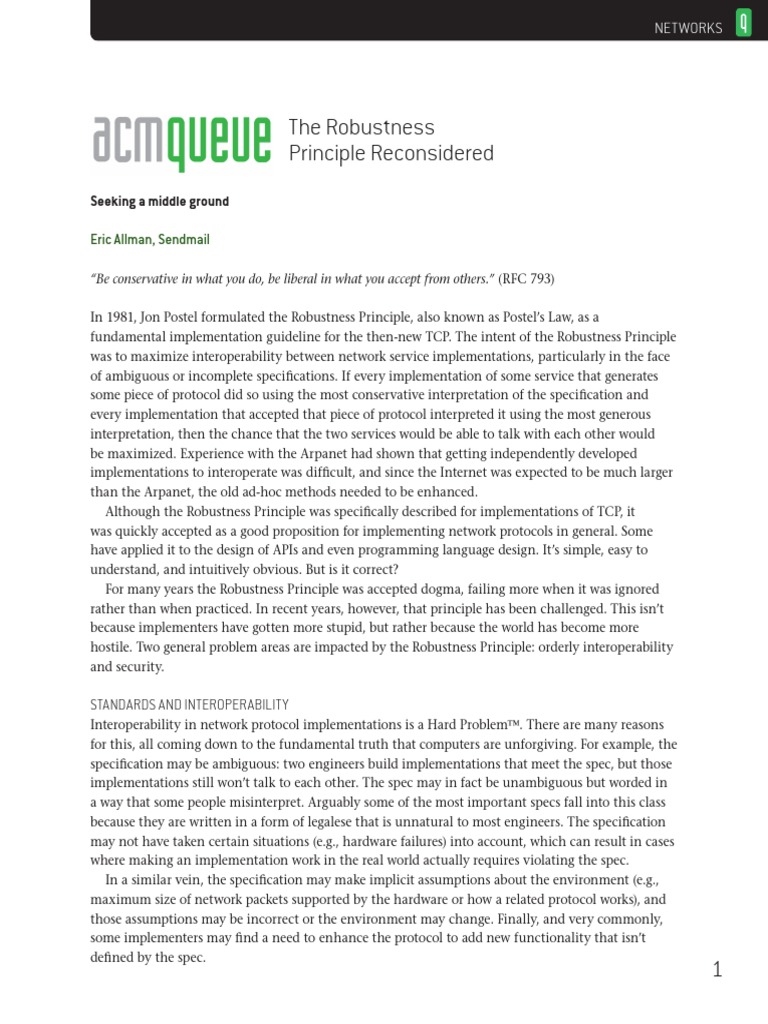 Postel Law | PDF | Specification (Technical Standard) | Transmission ...