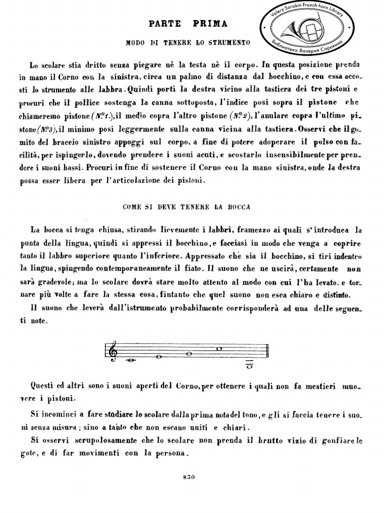 IMSLP672312 PMLP1078751 Metodo Per Corno | PDF
