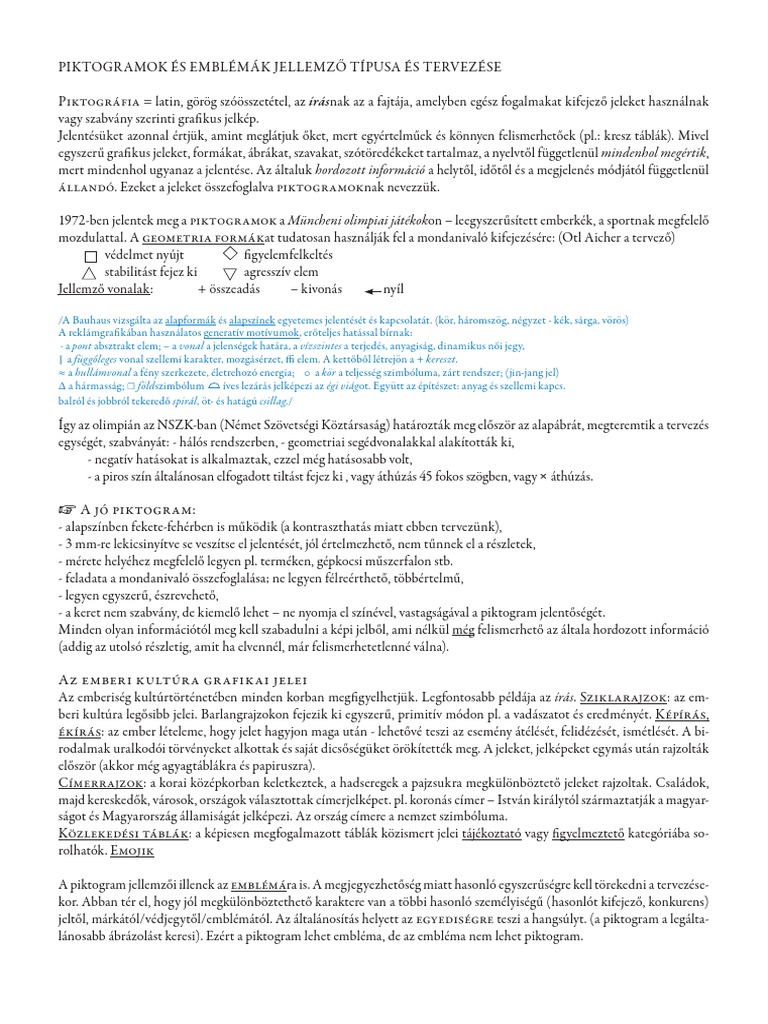 A Jó Piktogram | PDF