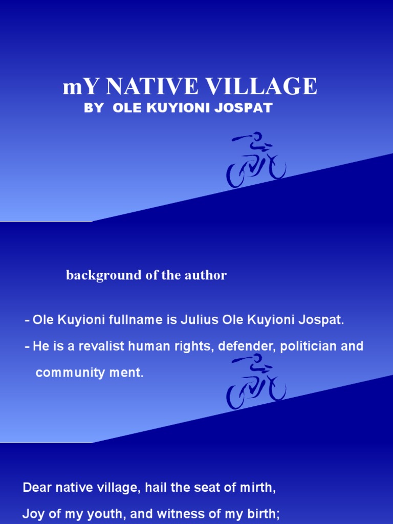 Ode to My Native Village | PDF | Art | Poetry