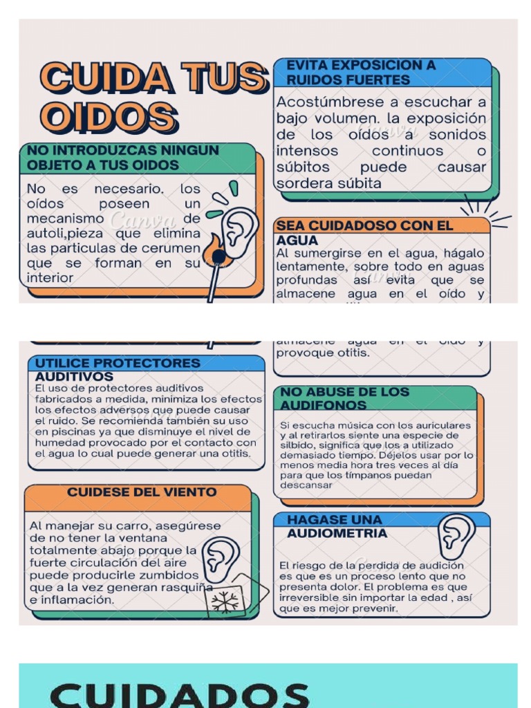 Cuidado Del Oido | PDF