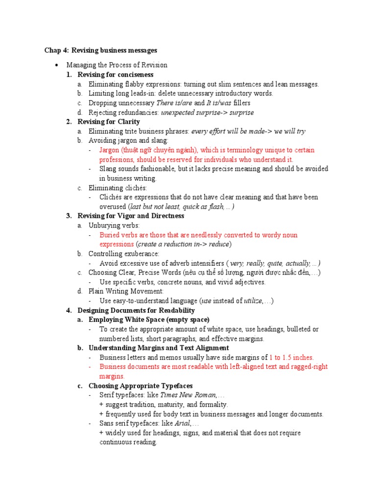 Revising Business Messages | PDF | Typefaces | Proofreading