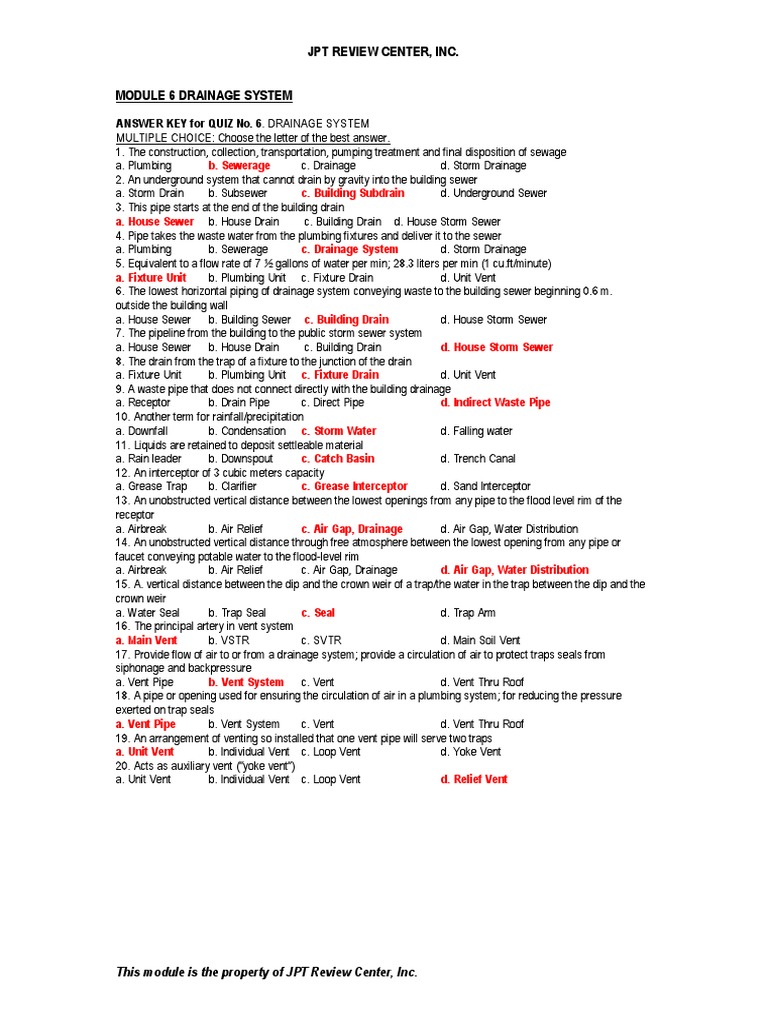 Utilities Pugeda Quiz 6 | PDF | Sanitary Sewer | Sewage