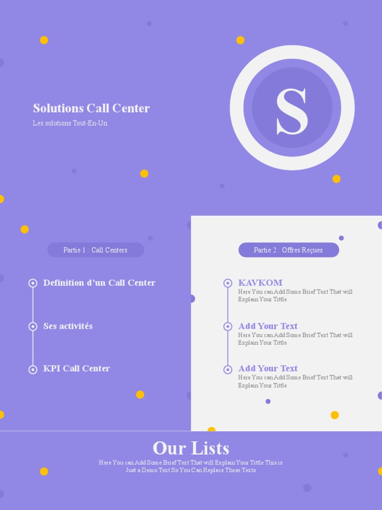 Présentation Call Centers | PDF | Swot Analysis | Business
