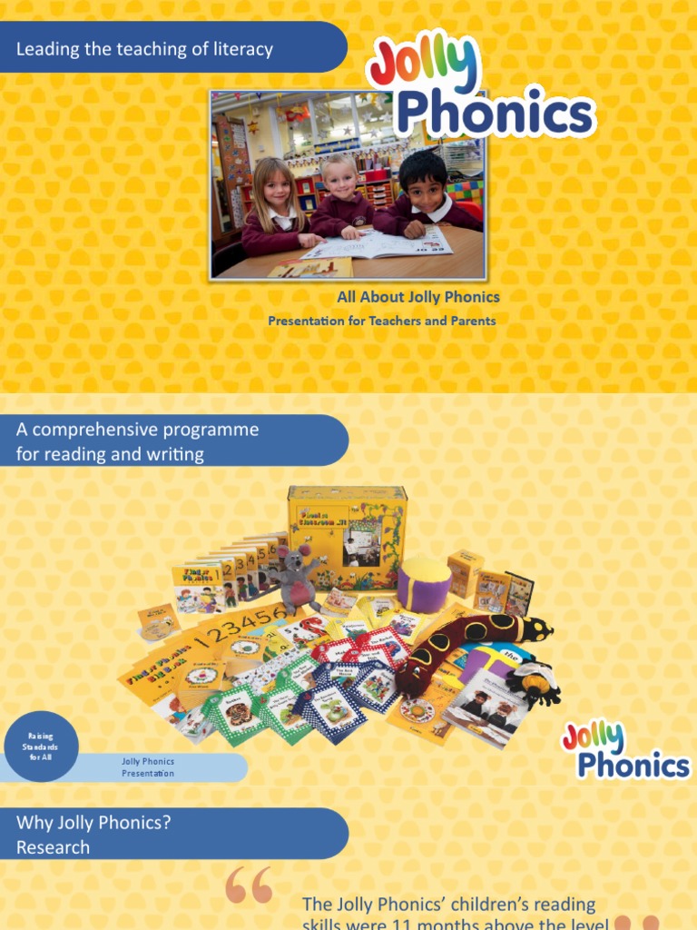 Jolly Phonics Presentation | PDF | Phonics | Applied Linguistics