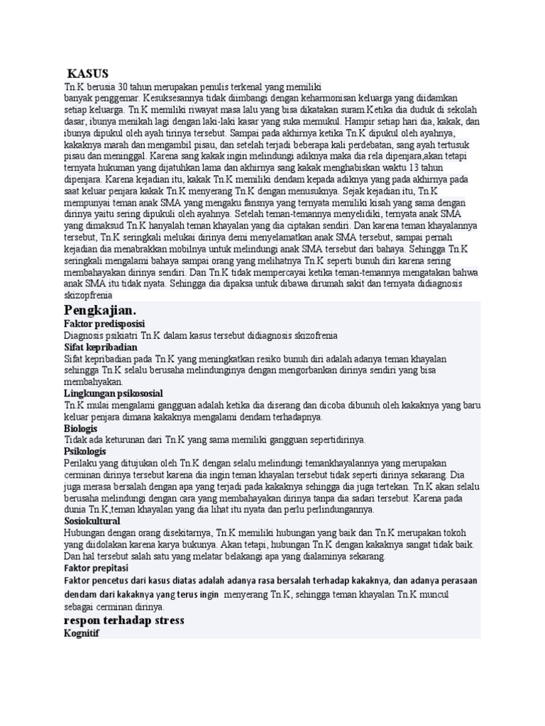 Askep Kasus Jiwa RBD | PDF